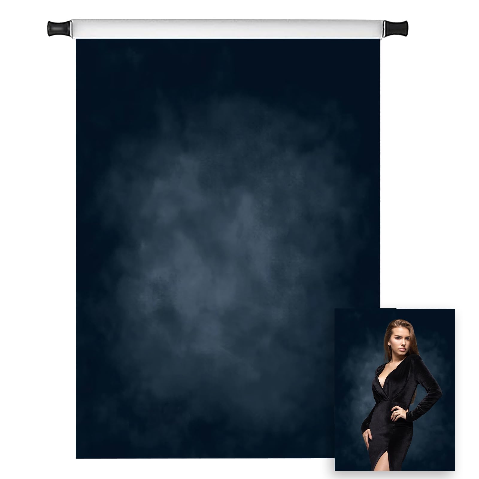 Amazon.com : Kate Dark Blue Photography Backdrops Abstract Photo ...