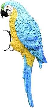 Amazon.com: TAYASH Resin Parrot Flower Pot Hugger Decorations,Parrot ...