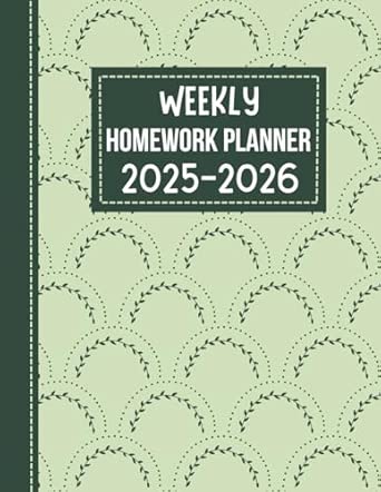 Amazon.com: Weekly Homework Planner 2025-2026: Simple Homework ...