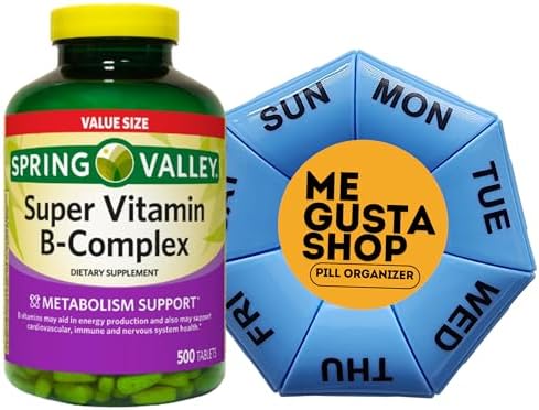 Amazon.com: Convergence Spring Valley Super Vitamin B-Complex Tablets ...