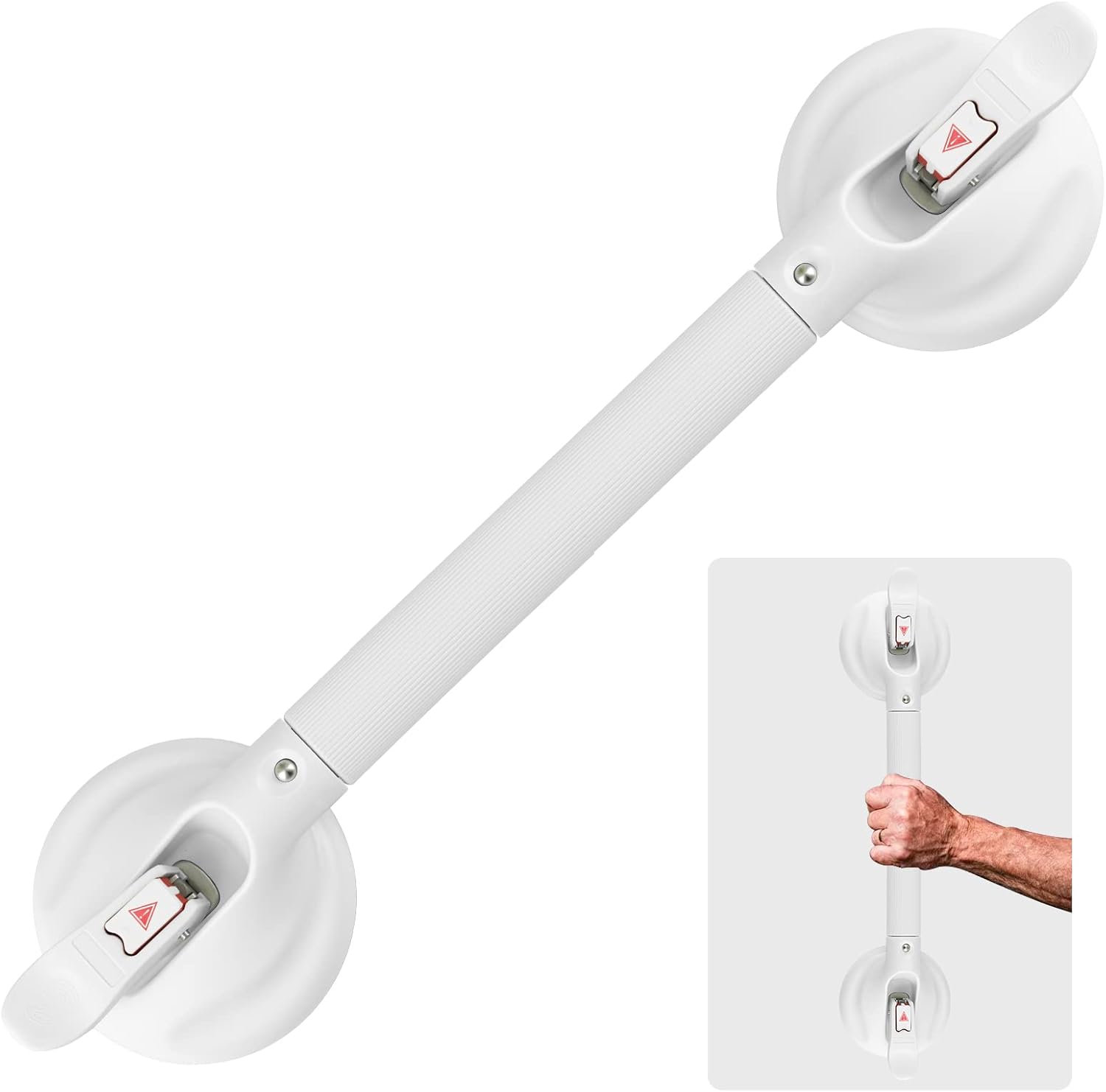 DAREN MEDICAL Shower Handle Upgraded 19 inch Grab Bar for Bathtub ...