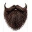 Nisha Beard Colour for Men Dark Brown 40g Ammonia Free No Stain Full ...