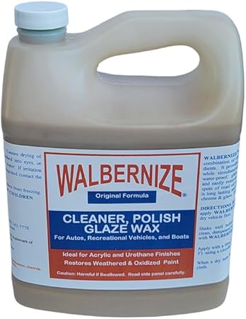 Amazon.com: Walbernize Cleaner polish glaze wax 64 ounce : Automotive