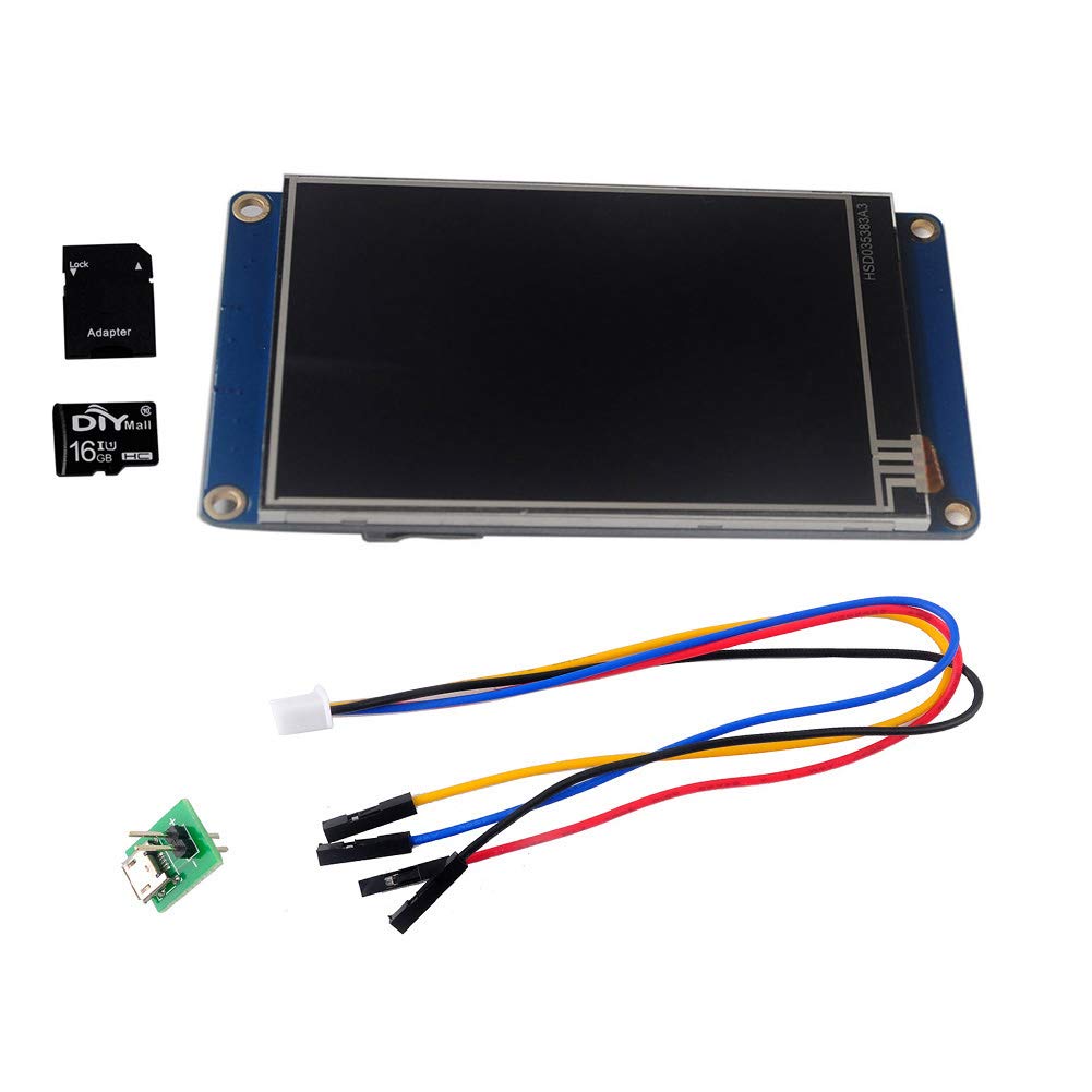 Buy Nextion 3.5" Display NX4832T035 Resistive Touch Screen UART HMI LCD Module 480x320 + 16GB ...