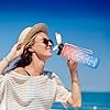GOPPUS 1L/32oz Tritan Water Bottle with Straw-Soft Matte Finish ...