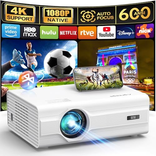 Amazon.com: [Auto Keystone]5G WiFi Bluetooth Projector HIPPUS , 180 ...