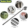 Amazon.com: Water Sampling Dipper Long Handle Telescopic, Stainless ...