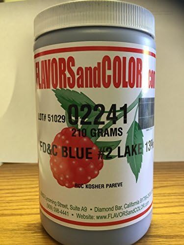 Amazon.com: FD&C Blue #2 Lake 13% 180 Grams : Grocery & Gourmet Food