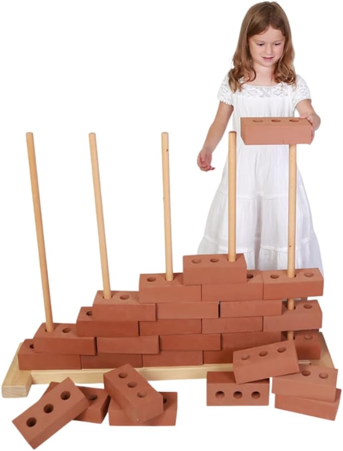 Playlearn Brick Stand for Foam Bricks Toy for Kids Construction ...