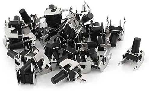 Sourcingmap A15080400ux1018 PCB Mount 2Pin Right Angle Push Button ...