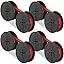 Amazon.com: 4 Pairs Universal Typewriter Ribbon, Red Twin Spool ...