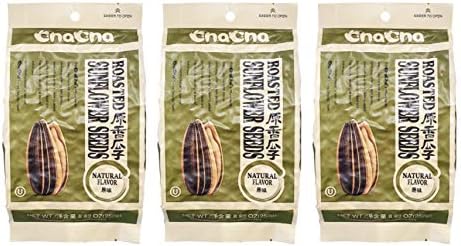 Amazon.com: ChaCha Natural Roasted Sunflower Seeds (3 Pack, Total of ...