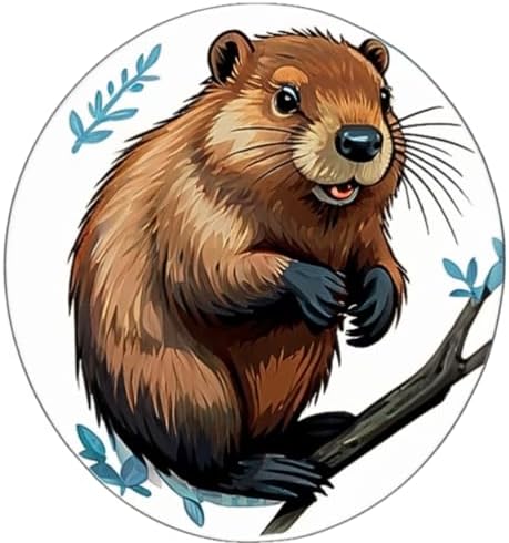 Amazon.com: 50 Pack Pcs Beaver Stickers for Water Bottles Waterproof ...