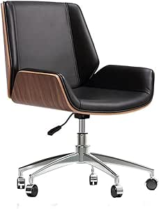 Amazon.com: Purist Modern Office Chair Walnut Desk Chair,Executive ...