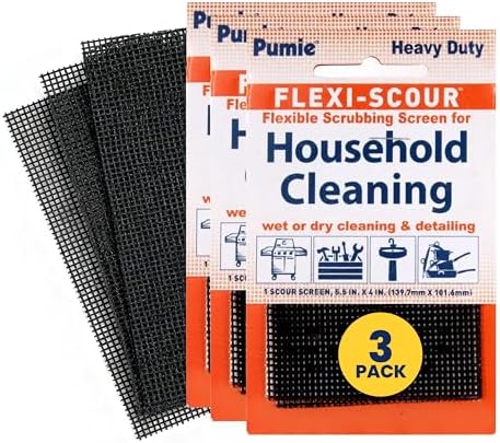 Amazon.com: PUMIE Flexi-Scour (3 Pack) - Flexible Scrubbing Screen ...
