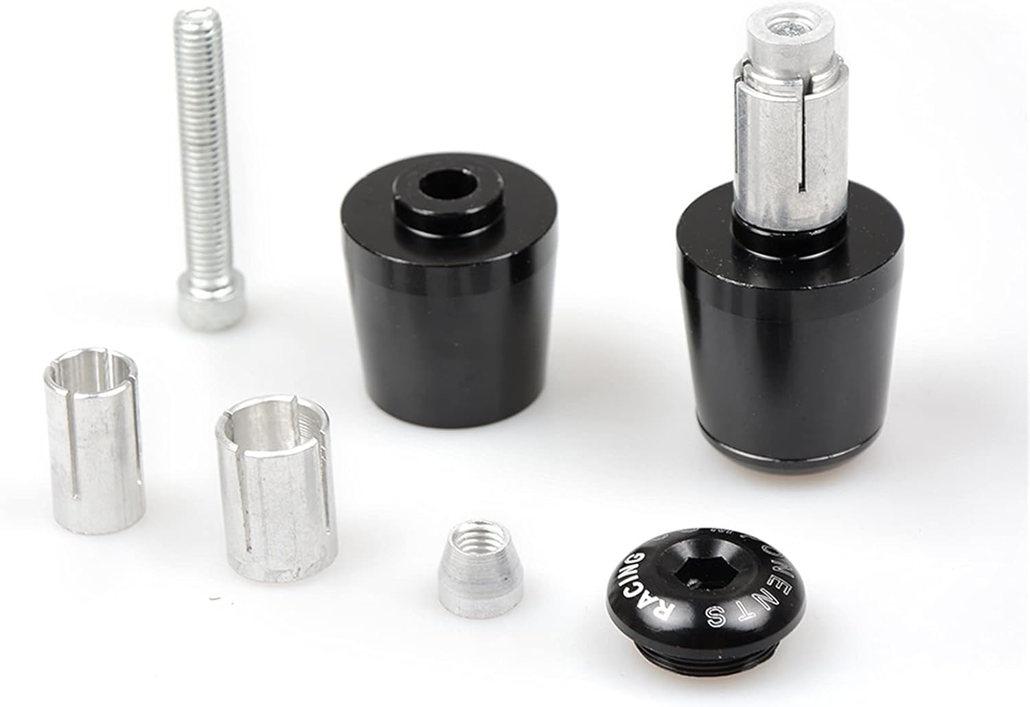 Motorcycle Handle Bar End Handlebar Grips Ends Sliders Cap Plug Slider ...