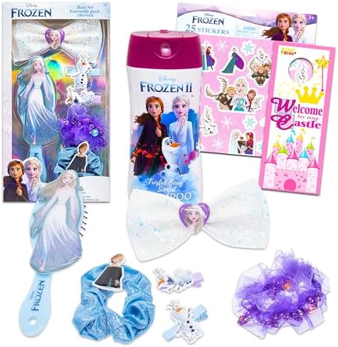 Amazon.com : Frozen 2 Girls Hair Accessory Box Set with Brush : Beauty ...