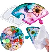 Amazon.com: RESIN GO Silicone Tray Mold, DIY Round Cutting Board Molde ...
