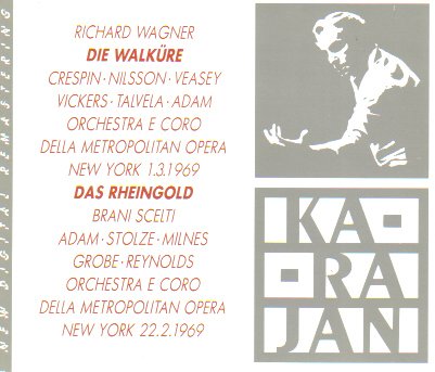Wagner, Herbert von Karajan, Jon Vickers, Regine Crespin, Martti Tavela ...