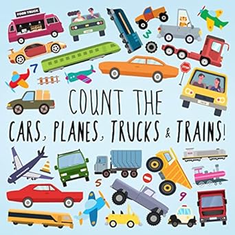 Amazon.com: Count the Cars, Planes, Trucks & Trains!: A Fun Puzzle ...