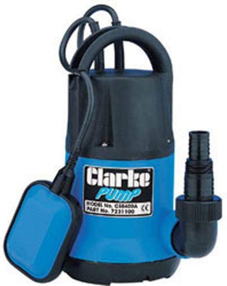CLARKE ELECT SUBMERSIBLE WATER PUMP 230V 300 LTR/MIN FLOAT SWITCH ...
