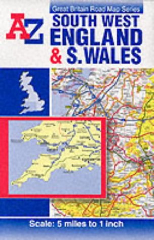 South West England and South Wales Road Map (A-Z Road Maps & Atlases ...