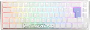 Ducky One3 Pure White SF RGB Brown Cherry MX Switch Keyboard - UK ...