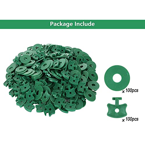 200 Pcs Greenhouse Twist Clips – Plastic Greenhouse Fixing Clips and ...