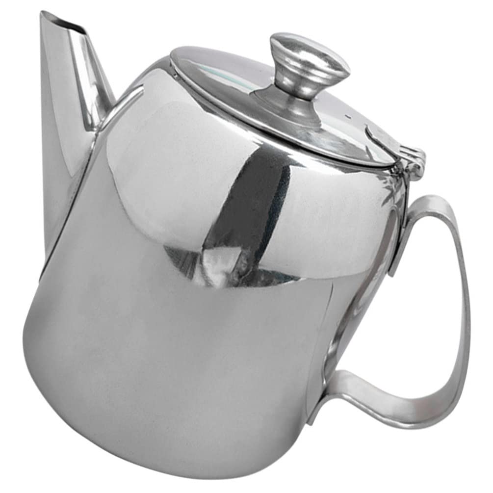 Amazon.com: Luxshiny Stainless Steel Coffee Pot Small Stainless Steel ...