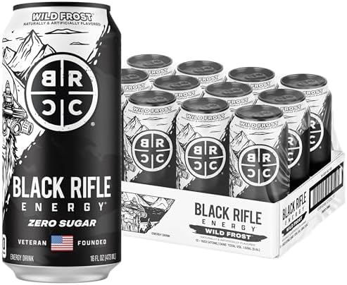 Amazon.com : Black Rifle Energy Wild Frost Zero Sugar Energy Drink ...