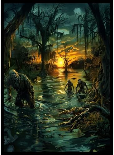 Amazon.com: (Zombie Swamp) - 100ct Matte TCG/MTG Card Art Sleeves by Ai ...
