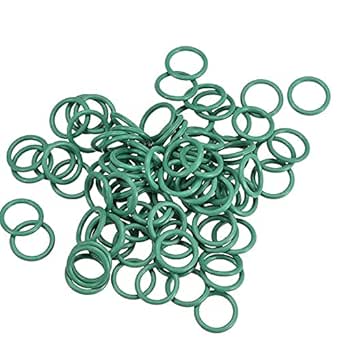 Amazon.com: Fluorine Rubber O-Rings Cross-Section Rubber Seal Gasket ...