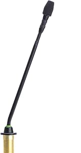 Shure MX410/C Cardioid Condenser Microphone, 10" Gooseneck with Bi ...