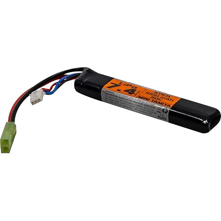 Amazon.com: VICMILE Airsoft Battery 1400mAh 7.4V Lipo Battery with ...
