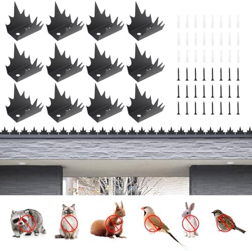 Amazon.com : OYEFLY Anti-Climb Wall Spikes, 12 Pcs Metal Fence Spikes ...