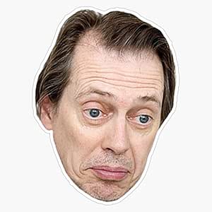 Amazon.com: Steve Buscemi Face Vinyl Sticker Laptop Decal Waterproof 5 ...