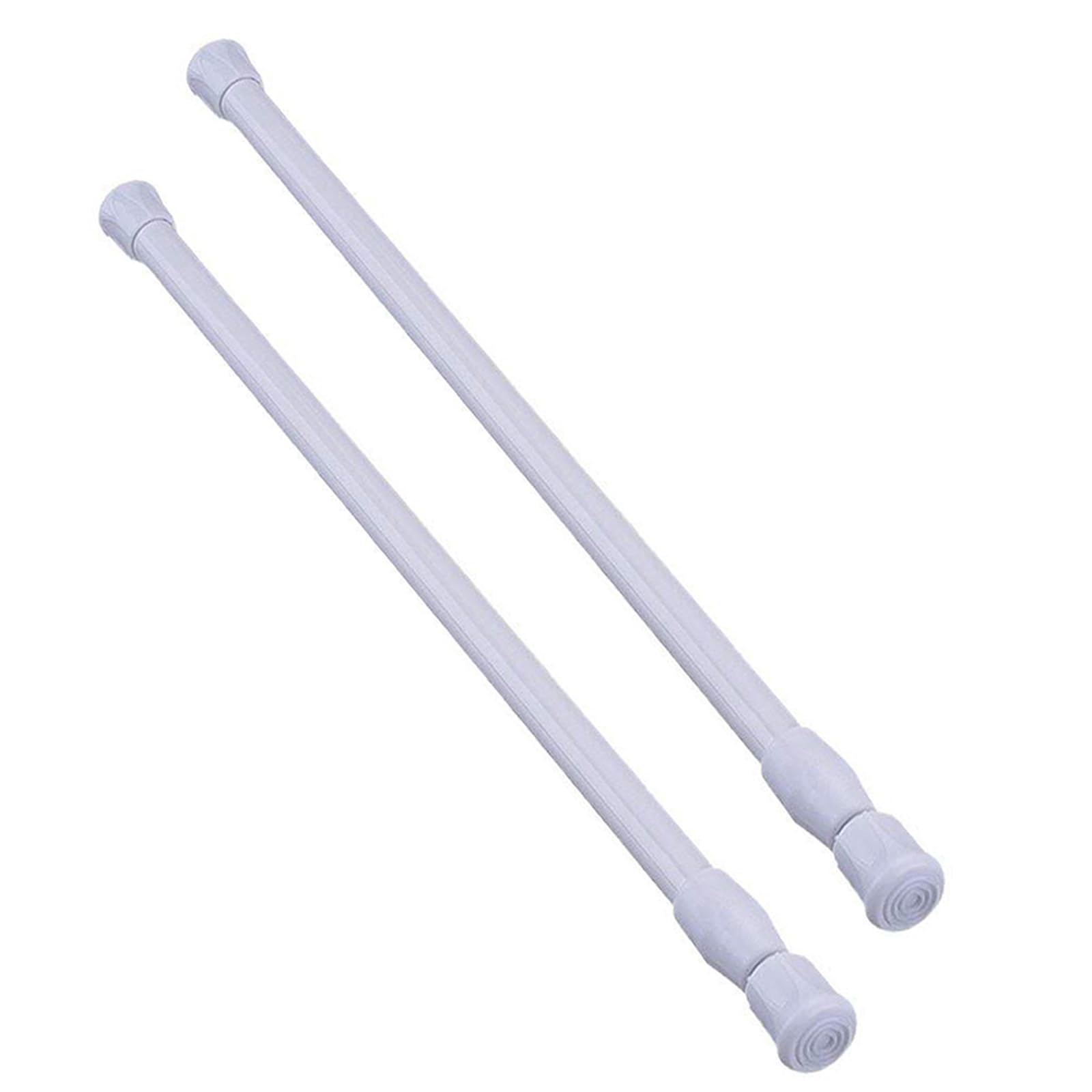 Amazon.com: Tension Rods Shower 12 in to 20 Small Adjustable Curtain ...