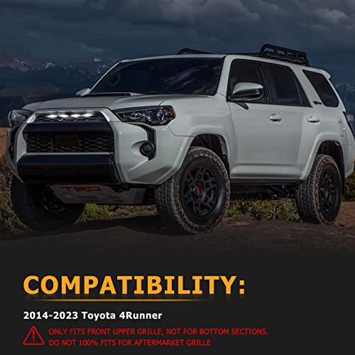 Snapklik.com : 4PCS Led White Grille Lights For 2014-2023 Toyota ...