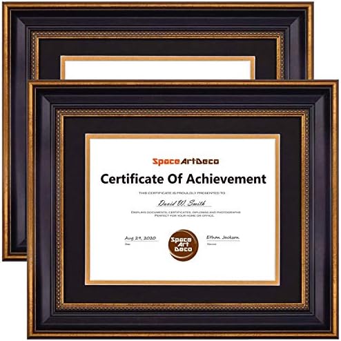 Amazon.com - Amazon Basics Certificate Document Frame With Mat, 8.5" x ...