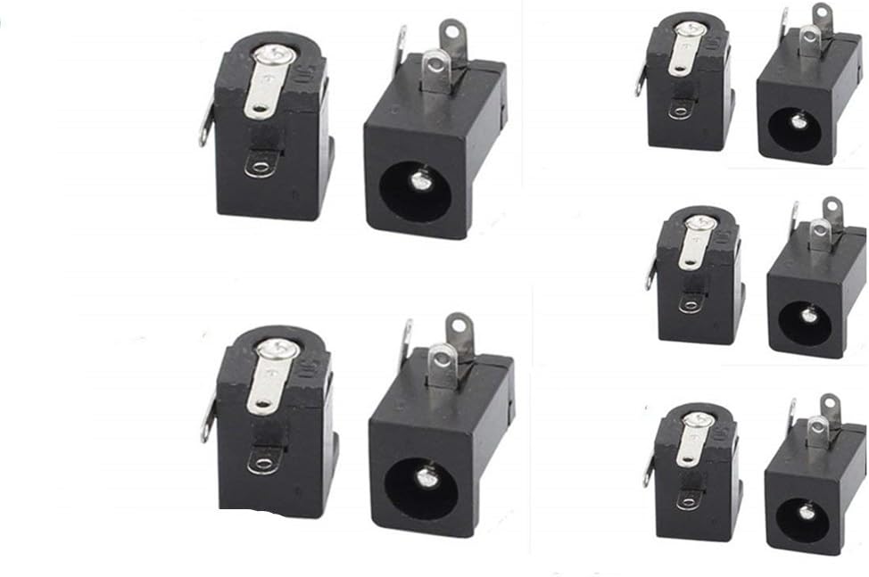 110PCS 2.1mm x 5.5mm Barrel-Type PCB Mount DC Power Jacks Sockets DC ...