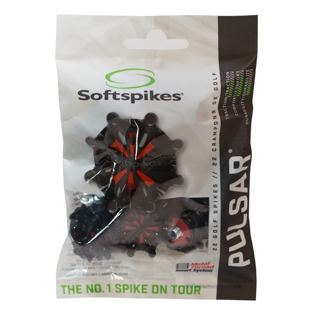 Snapklik.com : Softspikes Pulsar Golf Cleats Small Metal Thread