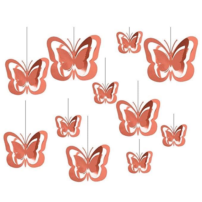 Partyzz Trader 3D Butterfly Paper Wall Hangings for Birthday ...