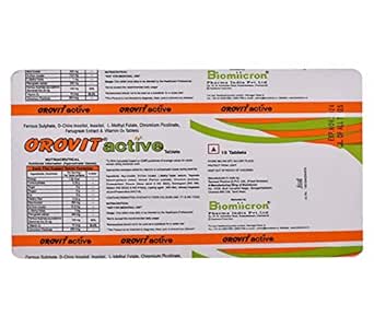 Orovit Active - Strip of 10 Tablets : Amazon.in: Health & Personal Care
