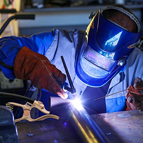 Welding Knight T-style Welding Ground Clamp 300-Amp Brass Welding ...