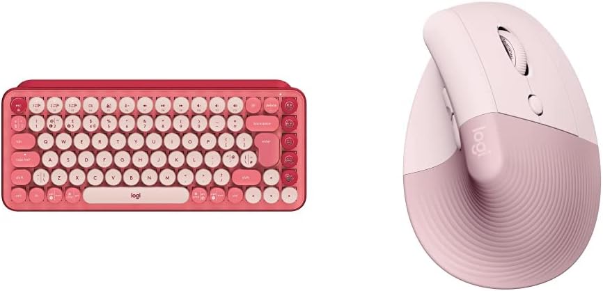 Logitech POP Keys Mechanical Wireless Keyboard with Customisable Emoji ...