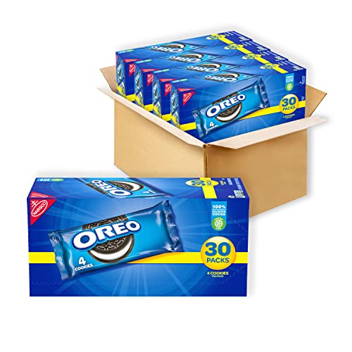 OREO Chocolate Sandwich Cookies, 120 Snack Packs (4 Boxes) | Gourmetian