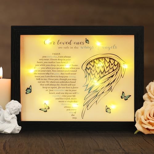 Amazon.com - Memorial Gifts LED Shadow Box - Sympathy Gift in Memory of ...