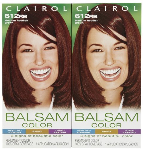 Amazon.com : Clairol Balsam Color 612RB Medium Reddish Brown : Chemical ...