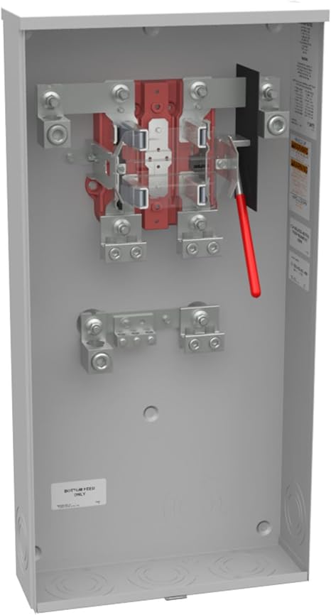 Milbank U1129-O-K3L-K2L-HSP 320 Amp Single Phase Meter Base Socket ...