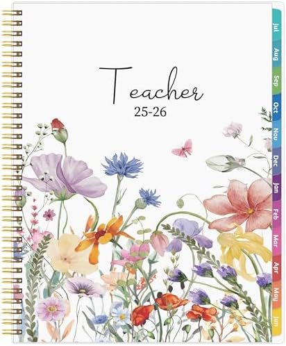 Amazon.com : GoiUnlt Teacher Planner 2025-2026, JUL. 2025 – JUN. 2026 ...